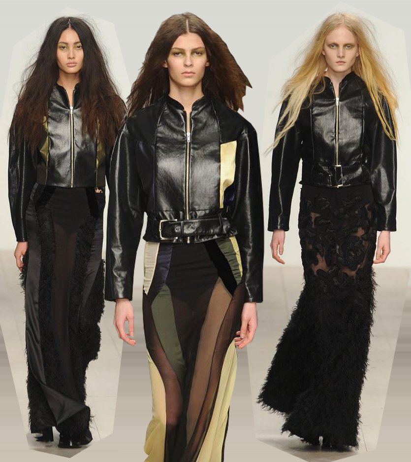 Fashion & Lifestyle: John Rocha Leather Jackets Fall 2012 Womenswear