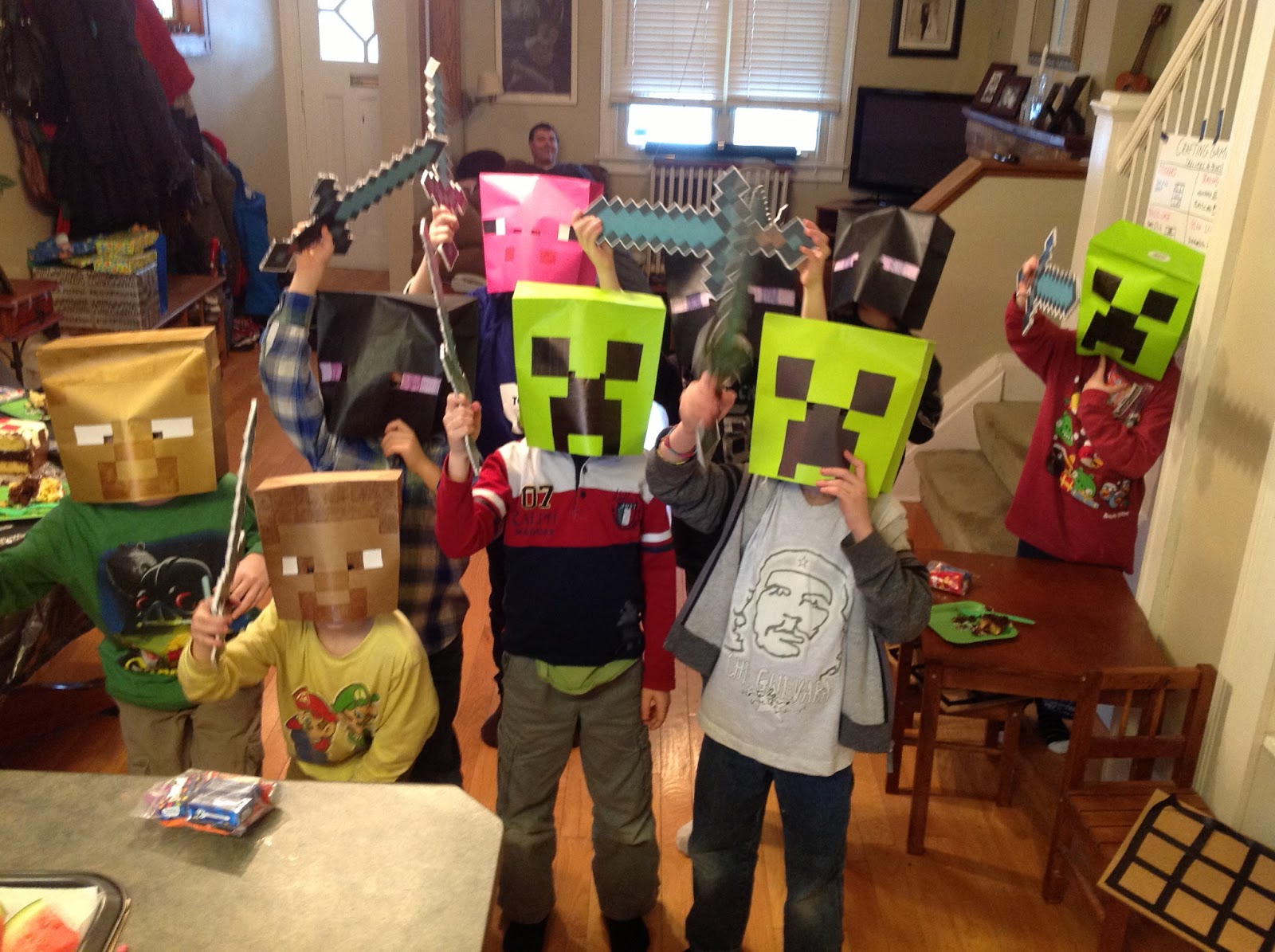 Thirty-Something-Sass: Minecraft Birthday Party!
