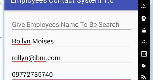 Free Programming Source Codes and Computer Programming Tutorials: Employee's Contact System in ...