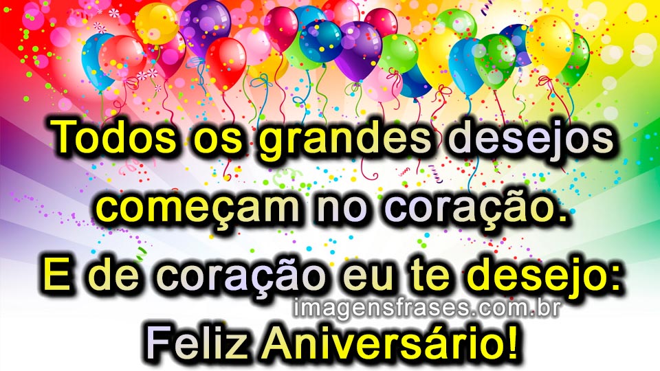 MENSAGEM DE ANIVERSÁRIO - TE DESEJO FELICIDADES ~ Mensagem de Aniversário