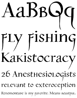 Calligraphy Alphabet : uncial calligraphy