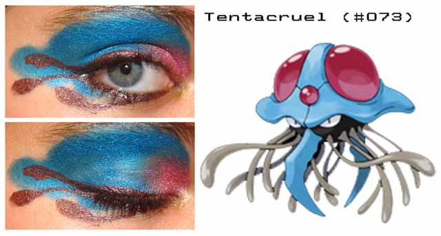 PACROID: Pokemon Eyeshadow Designs