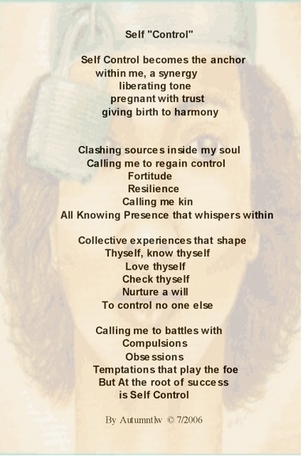 What do you Value?: A poem