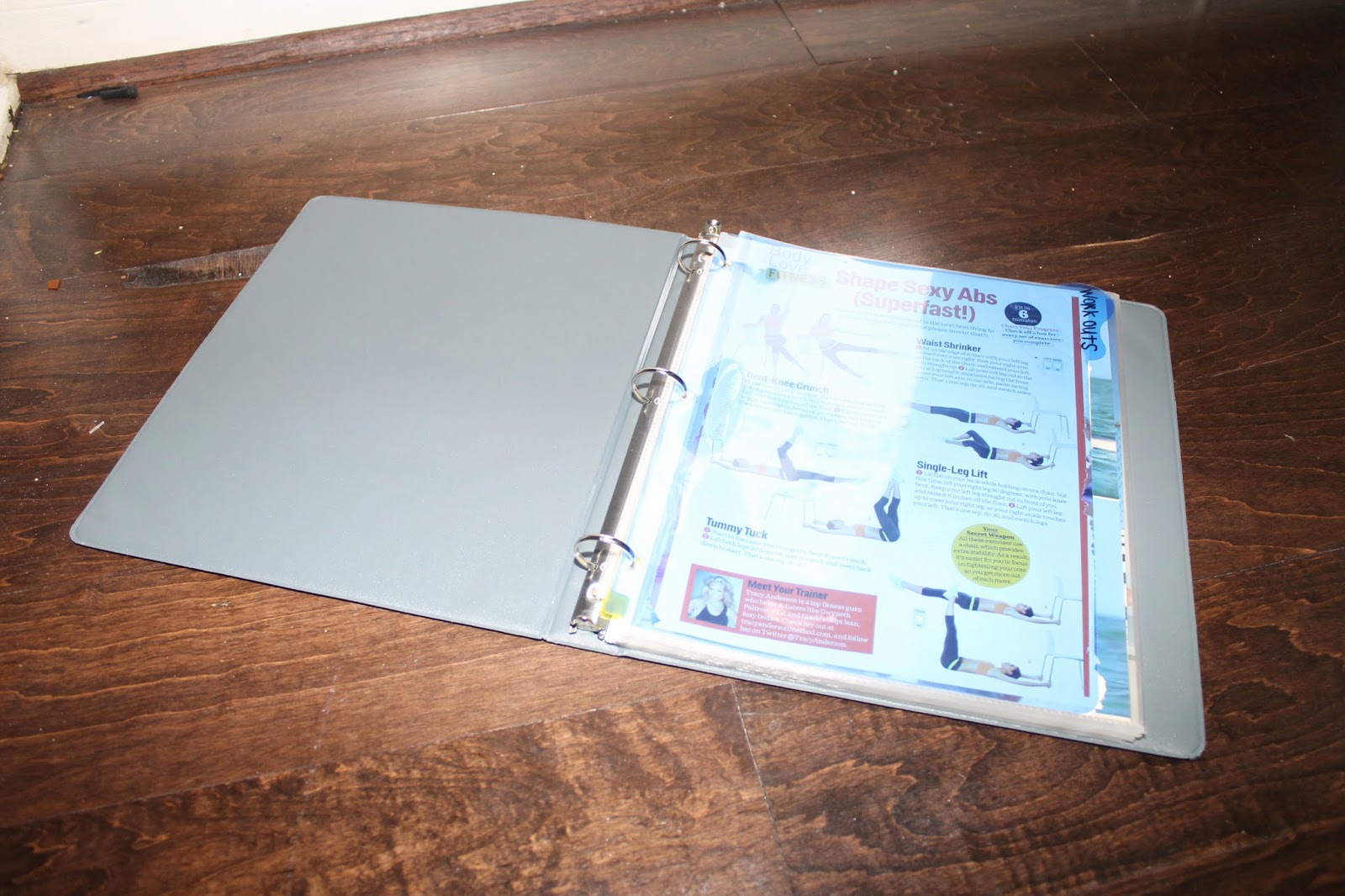 Inspiration and Motivation: DIY Workout Binder