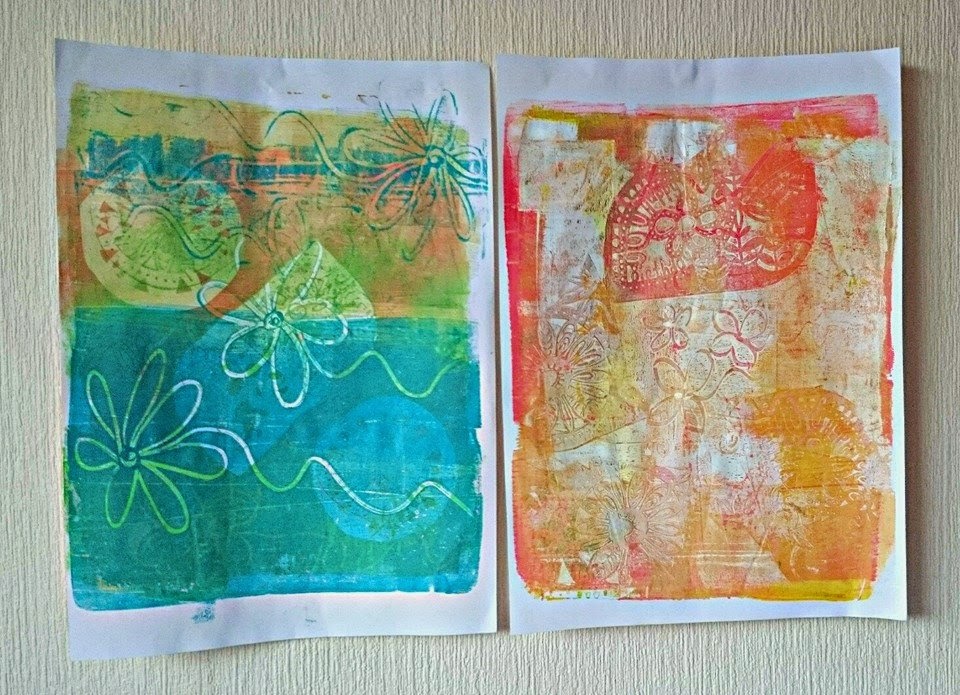Itsamistry Design Studio: Gelli Prints