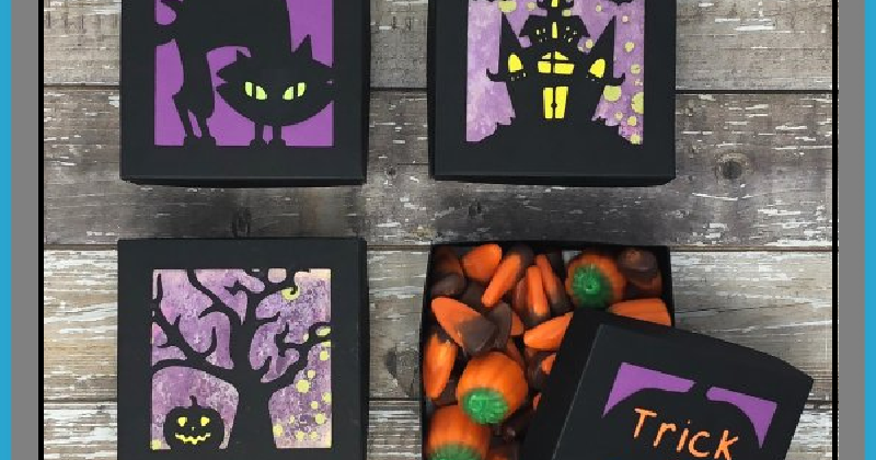 DIY And Household Tips: DIY Halloween Treat Boxes