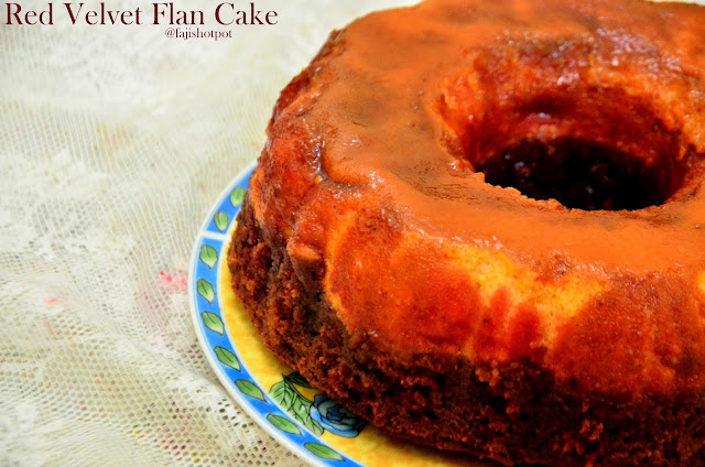 Faji's Hot Pot: Red Velvet Flan Cake