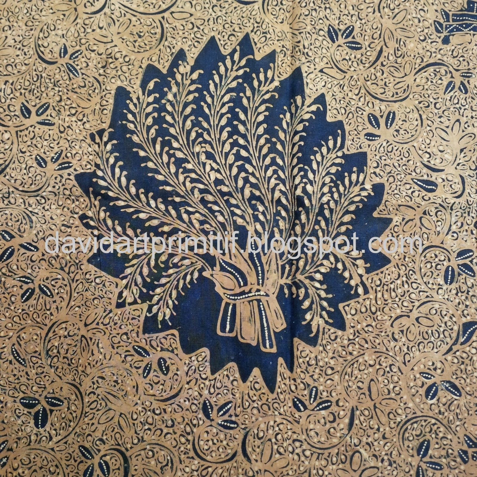 Art & Primitif: Sarung Batik Tulis Sogant Motif Ukel Ikat Padi Tumpal ...