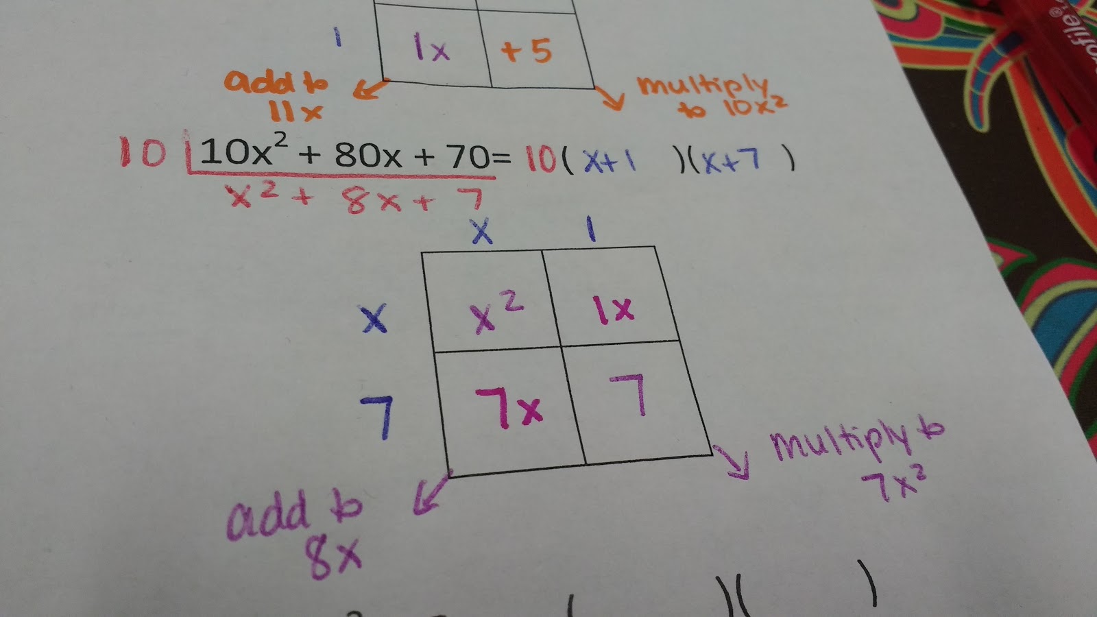 Math Love Step by Step Directions For Factoring Polynomials Using Math Love Step by Step Directions For Factoring Polynomials Using