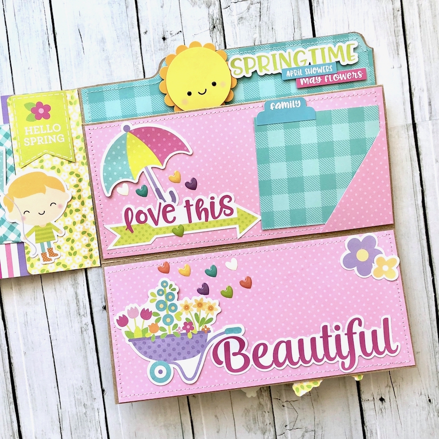 Doodlebug Design Inc Blog: SIMPLY SPRING | Mini Album with Virginia