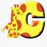 Alfabeto con jirafa feliz. - Oh my Alfabetos!