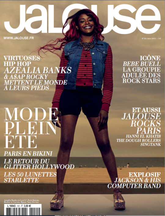 Smartologie: Azealia Banks for Jalouse Magazine June 2012