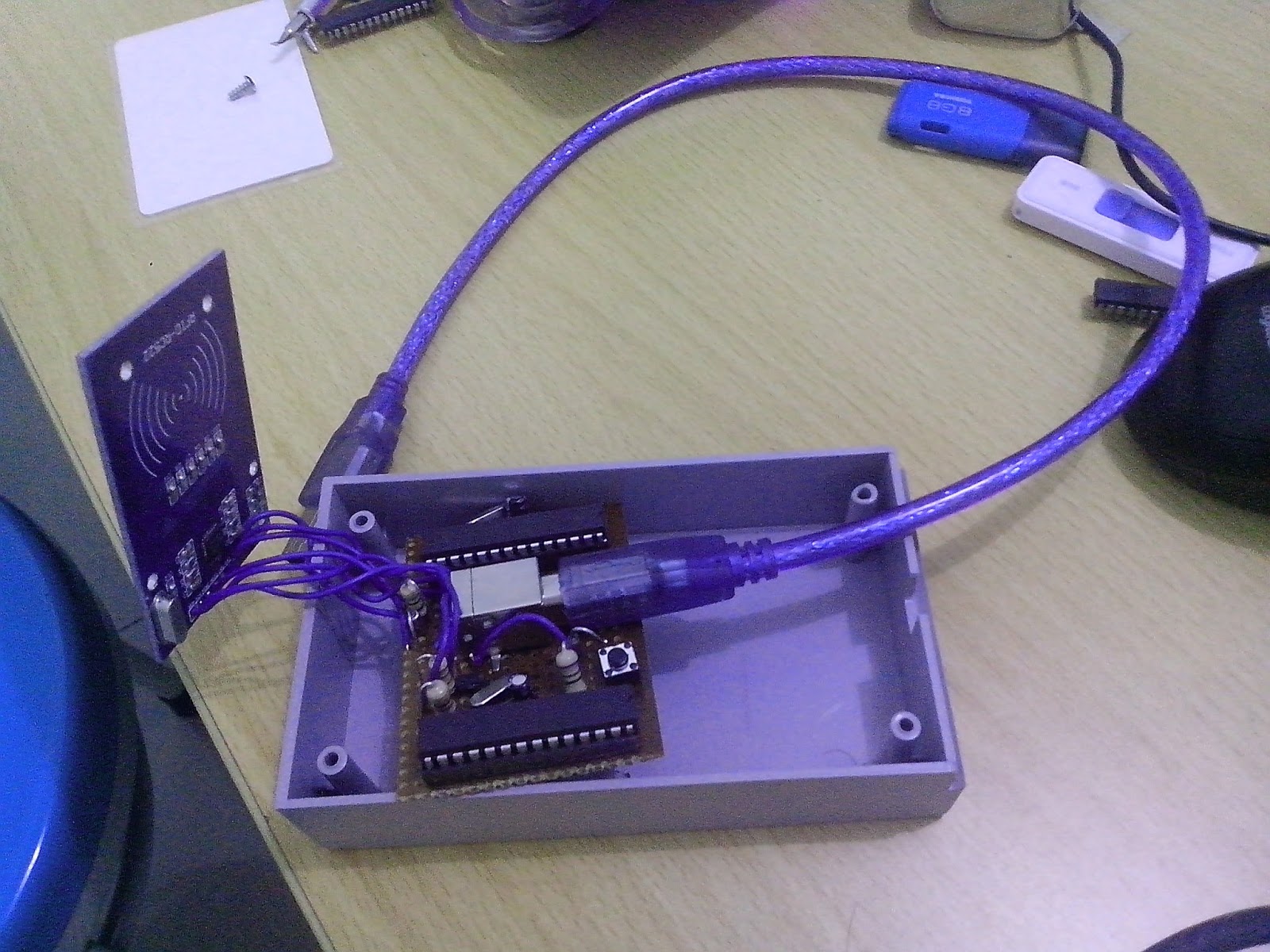 Arduino RFID, RC522, VUSB HID as Keyboard