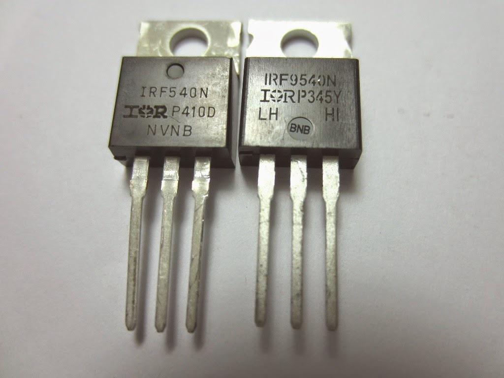 BAHANA AUDIO: IRF 540 N + IRF 9540 N