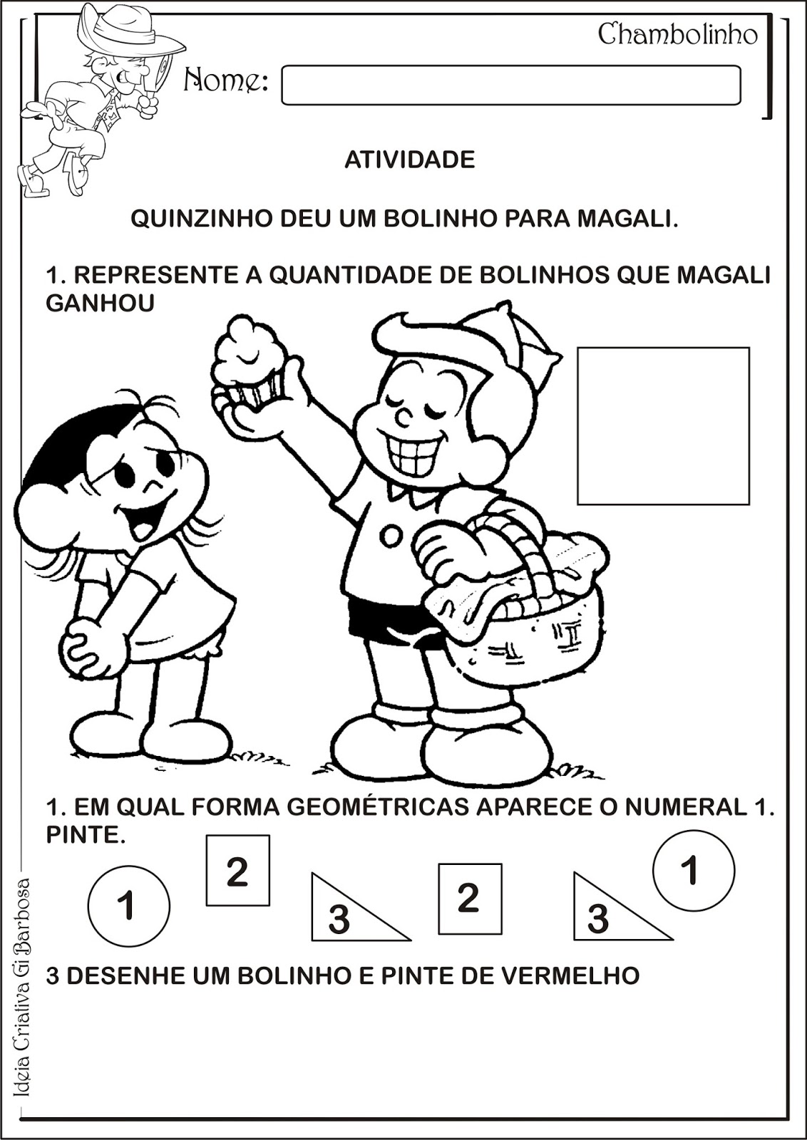 Atividade De Matematica Para Educação Infantil - NAZAEDU