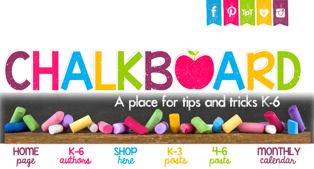 Primary Chalkboard: Earth Day!