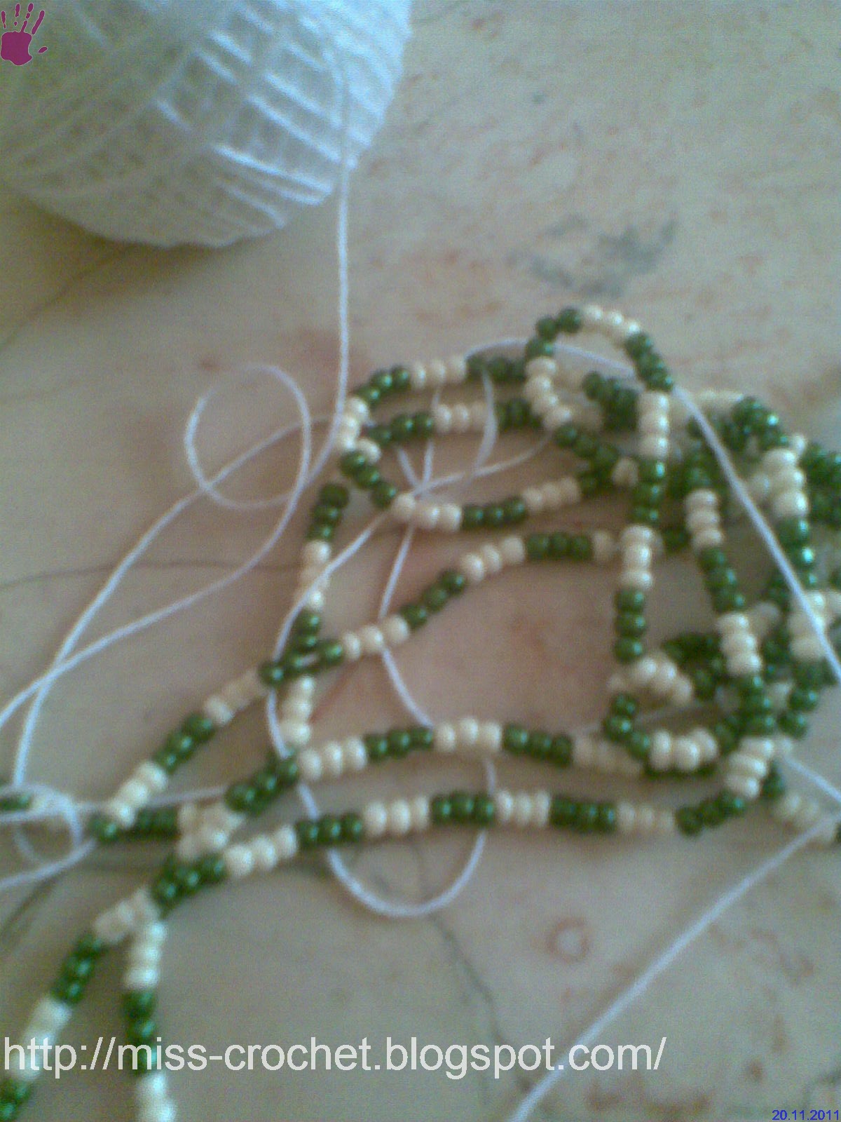 Ms.crochet: beaded rope crochet