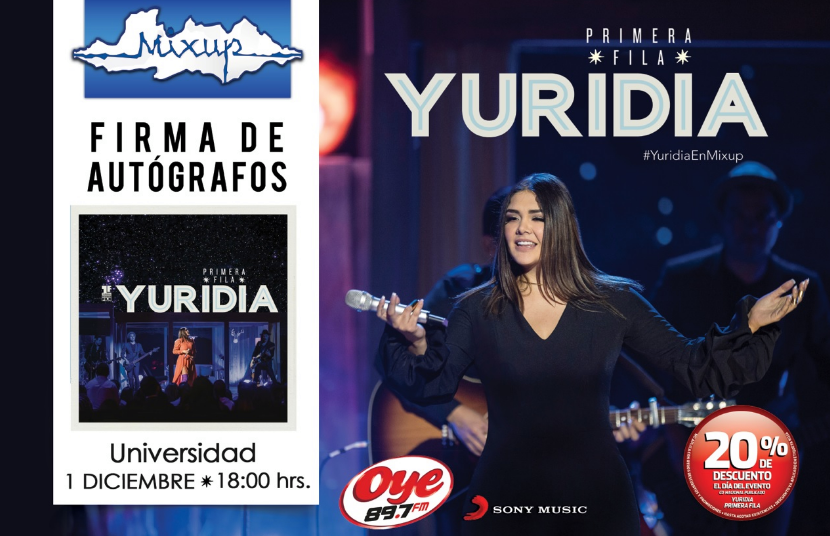 No Mi Ciela: Yuridia Lanza CD Primera Fila Desierto