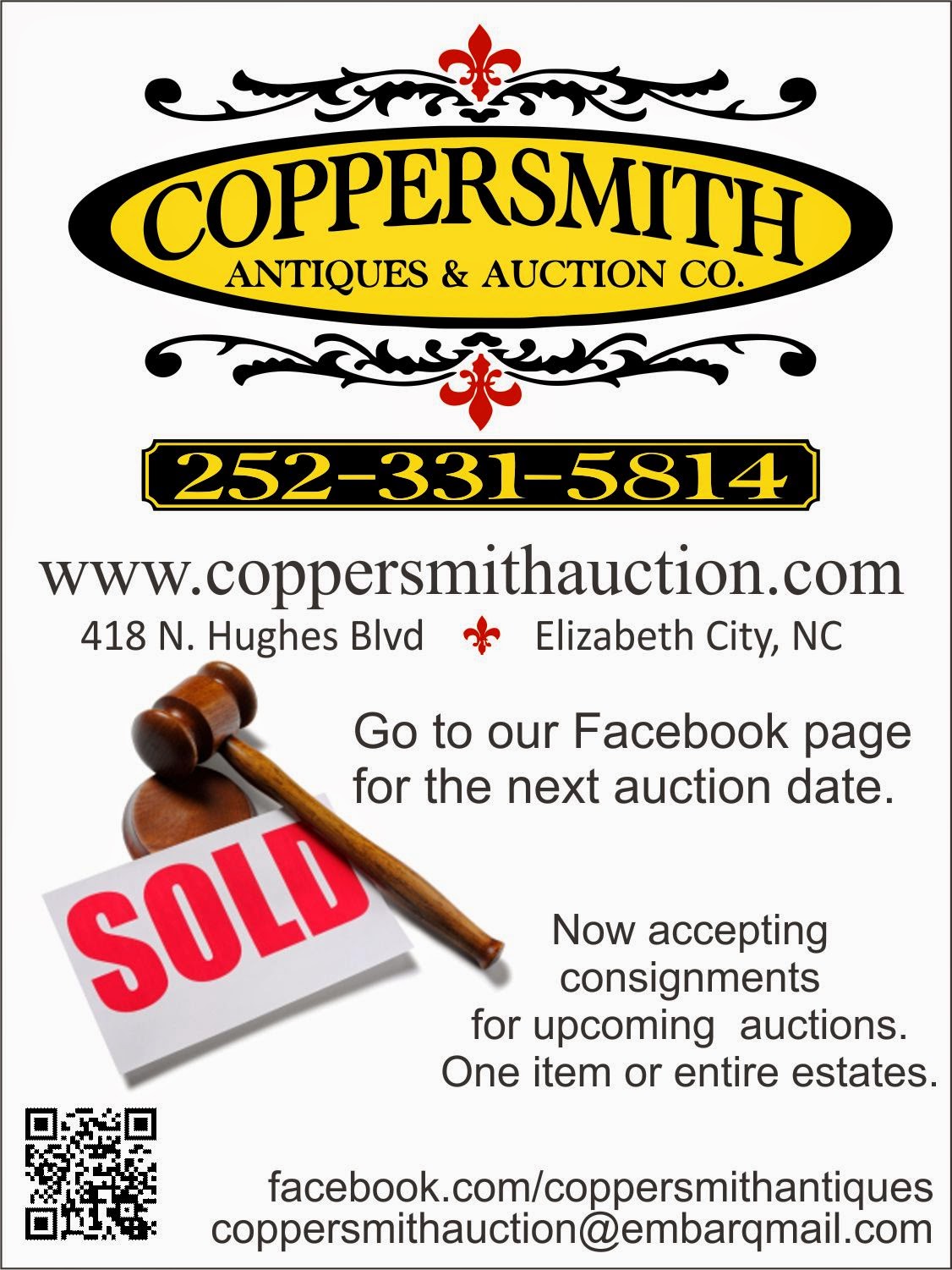 Coppersmith Auction - Albemarle Tradewinds