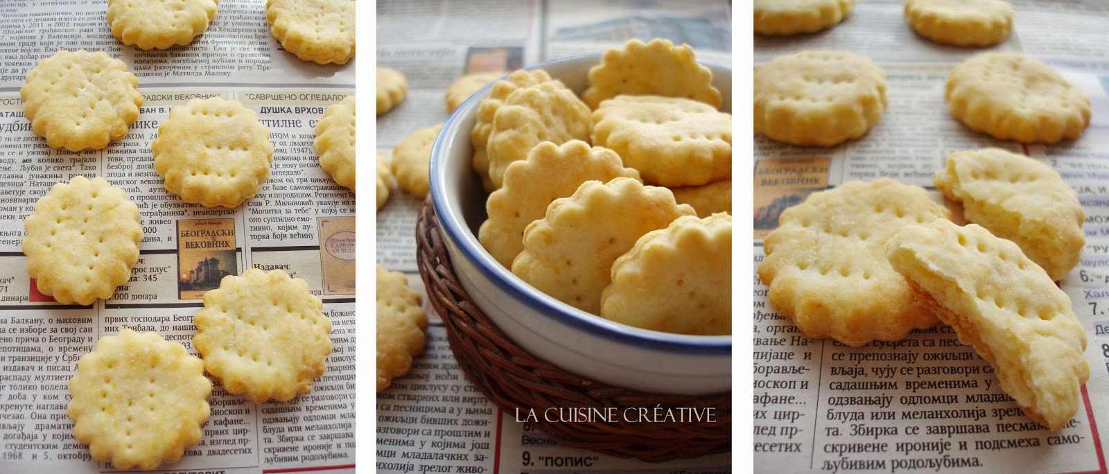 La cuisine creative: Pikantni krekeri