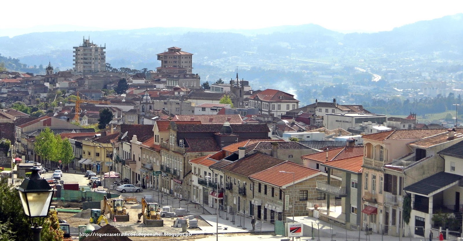 Postais de Penafiel- Vista sobre a Cidade