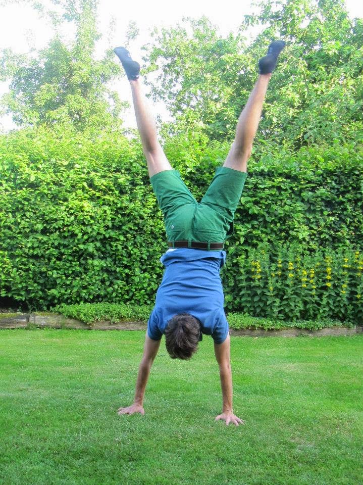 Turnen met meester Patrick