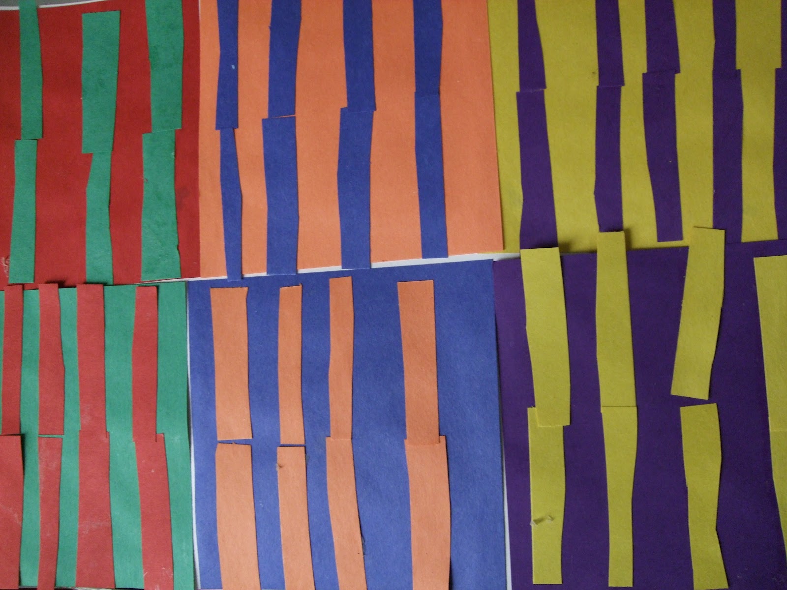 Mrs Doherty's Art Room: Complementary Color Collages