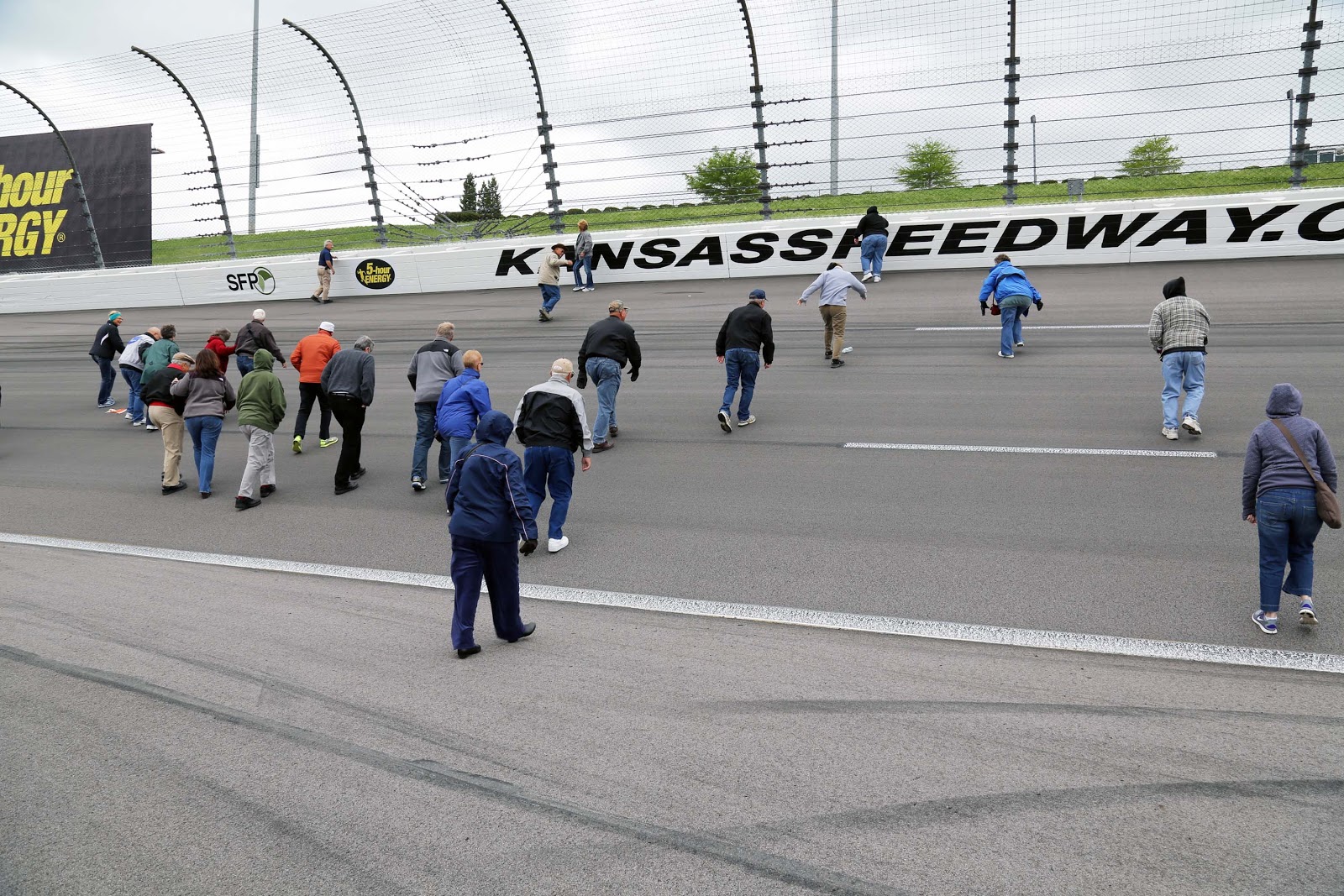 John and Sigrid's Adventures: Kansas Speedway Tour - 5/13/2014