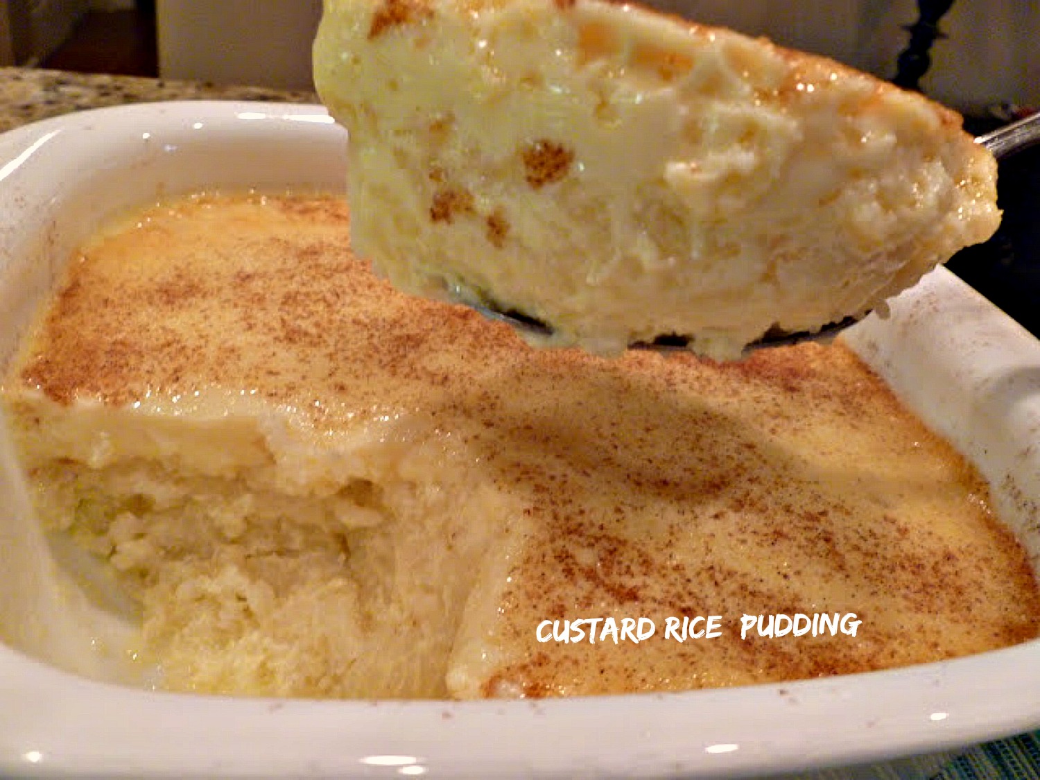 I Like to Bake and Cook Blog: Custard Rice Pudding! Three times a charm!!