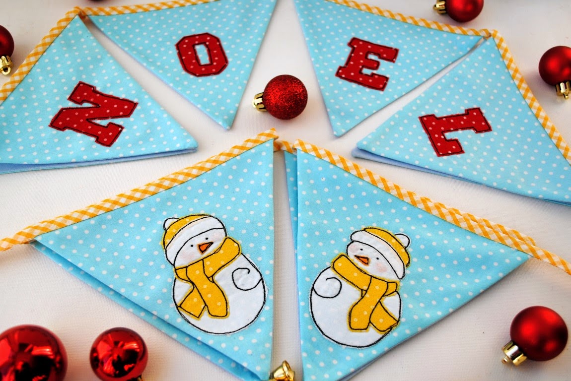 SewforSoul: Christmas Bunting Tutorial