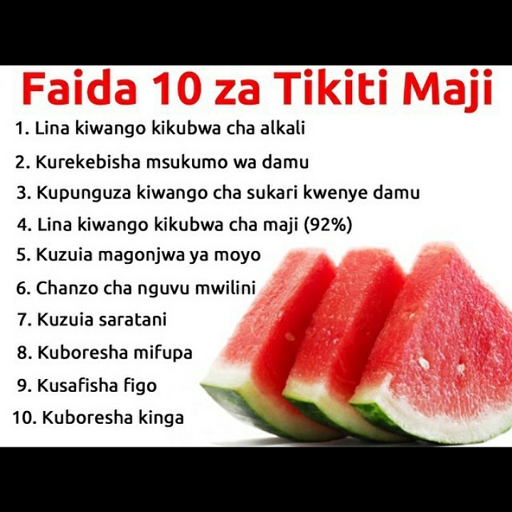 ZIJUE FAIDA ZA MATUNDA NA MBOGA HIZI HAPA