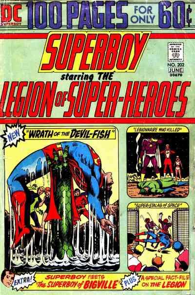 Superboy And the Legion of Super-Heroes: Superboy 202 Starring the ...
