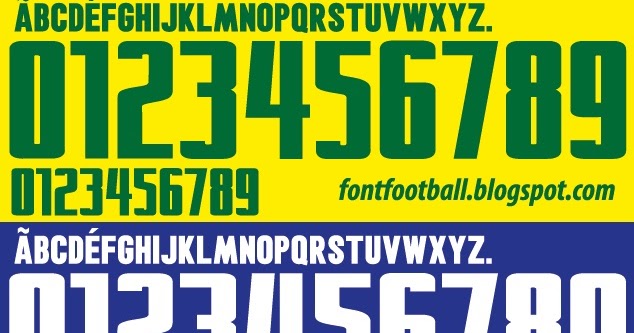 FONT FOOTBALL: Font Vector Brazil Brasil Futsal Penalty 2016 2017 kit