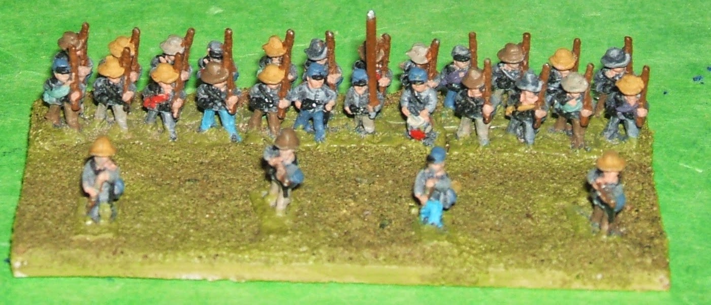 Too Few Tanks: ACW: Baccus 6mm all-arms Confederate force