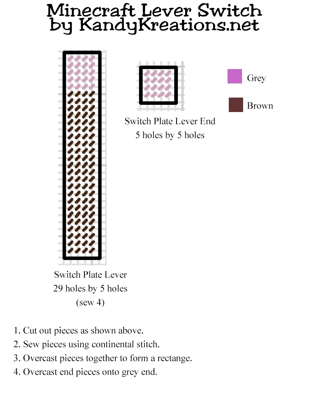 DIY Party Mom: DIY Minecraft Lever Switch