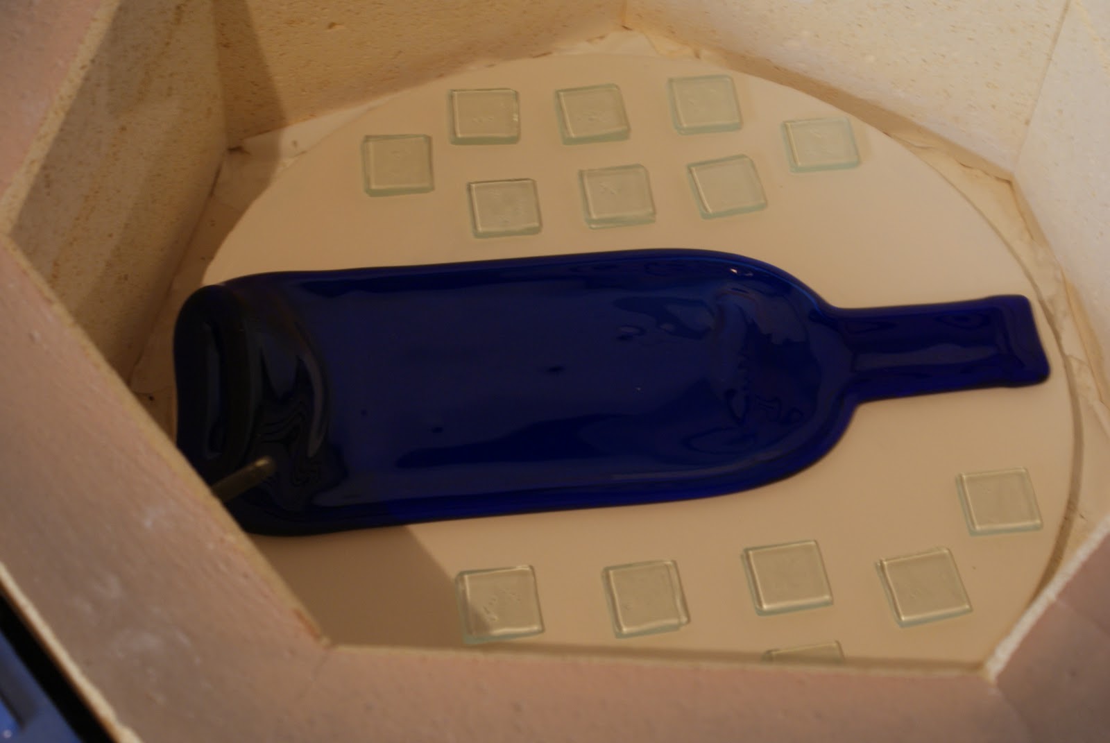 Moments with the Montano's: Fresh out of the kiln - Recycled Bottle Dish