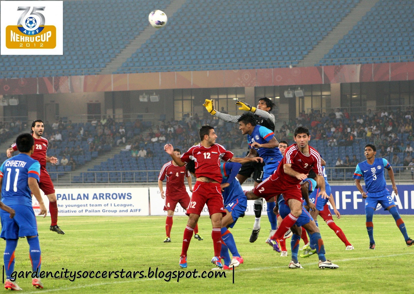 Football in Bangalore: Nehru Cup 2012: Road to victory