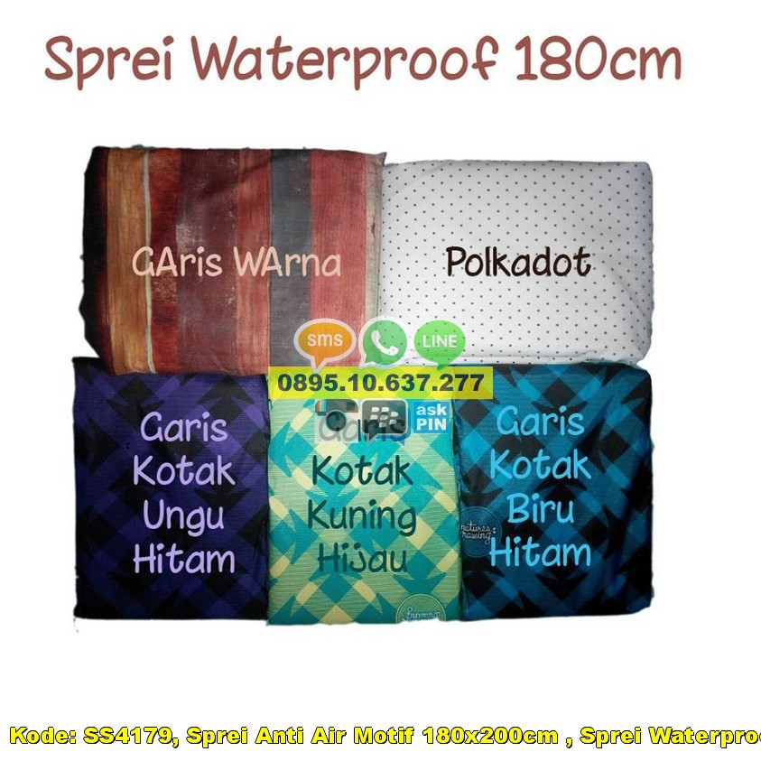 Sprei Katun Jepang: seprai waterproof lucu