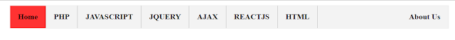 Horizontal Navigation or Menu Bar Using CSS | SKPTRICKS