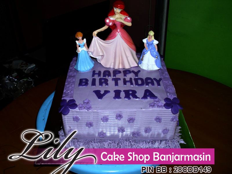 Lily Cake Shop Banjarmasin: KUE ULTAH TEMA PRINCESS