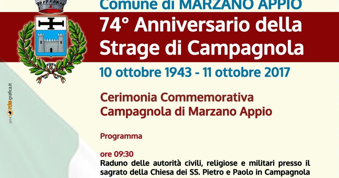 macroNews: MARZANO APPIO - Cerimonia commemorativa dell'eccidio di ...
