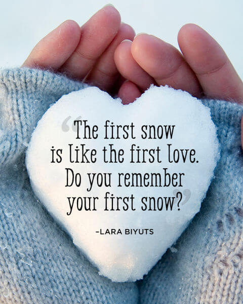 18 Absolutely Beautiful Winter Quotes About Snow - Our World Stuff
