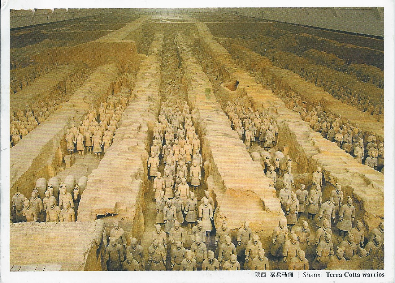 dewereldiskleinenmooi: Terracotta leger, kaart van Kassie uit China