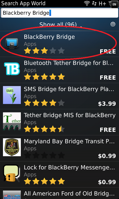 How to Setup BlackBerry Bridge