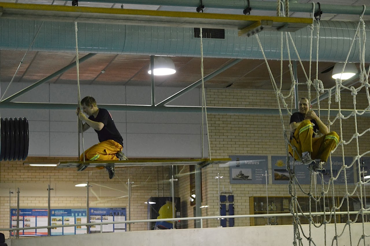ACT Rural Fire Service Events: Over Water Confidence Course at ADFA