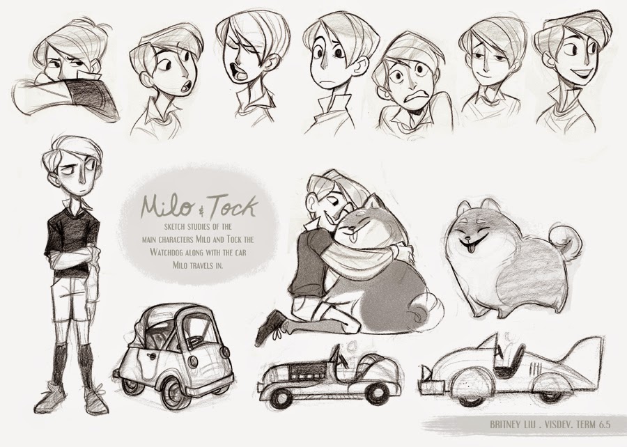 Artwork of Britney Liu: The Phantom Tollbooth Assignments