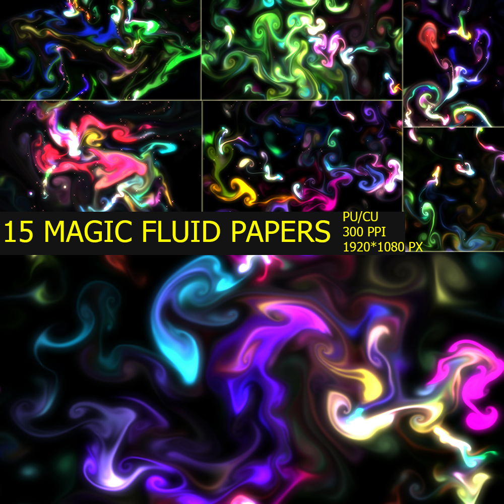 Creative Mind's Studio: MAGIC FLUID PAPERS