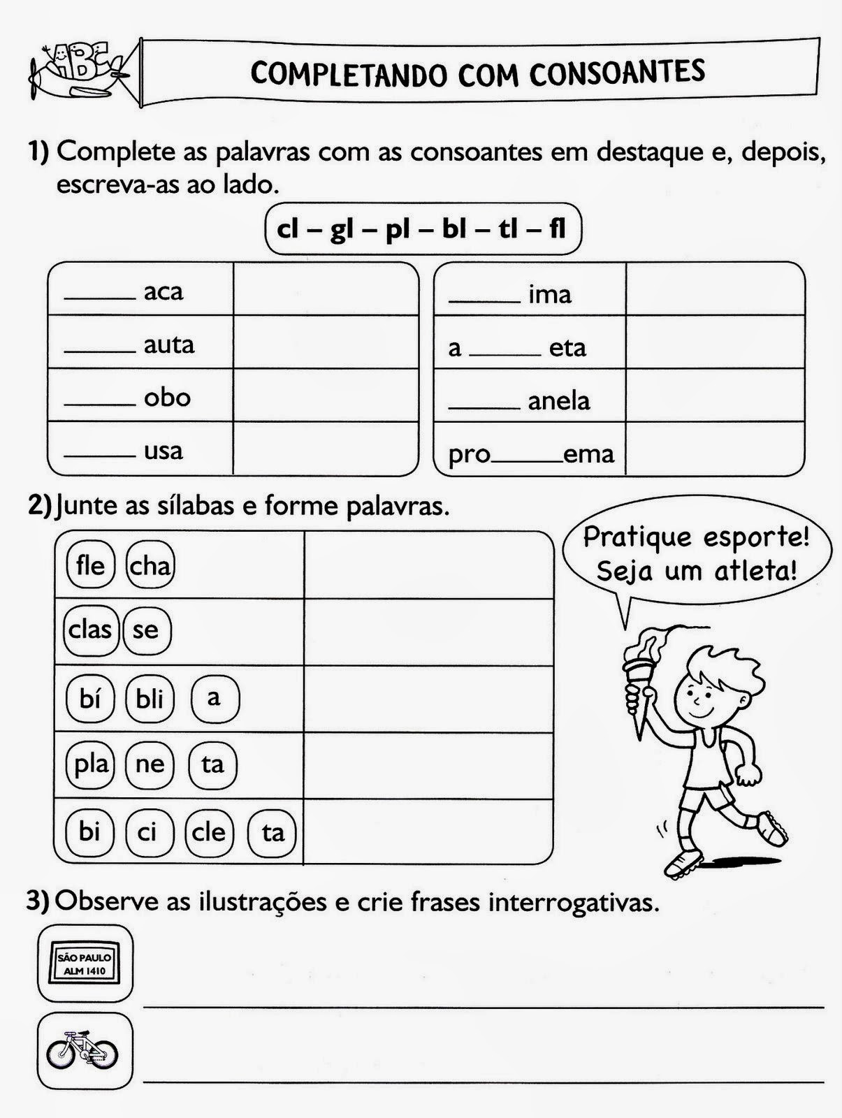 Atividade Bl Cl Fl Gl Pl Tl - RETOEDU