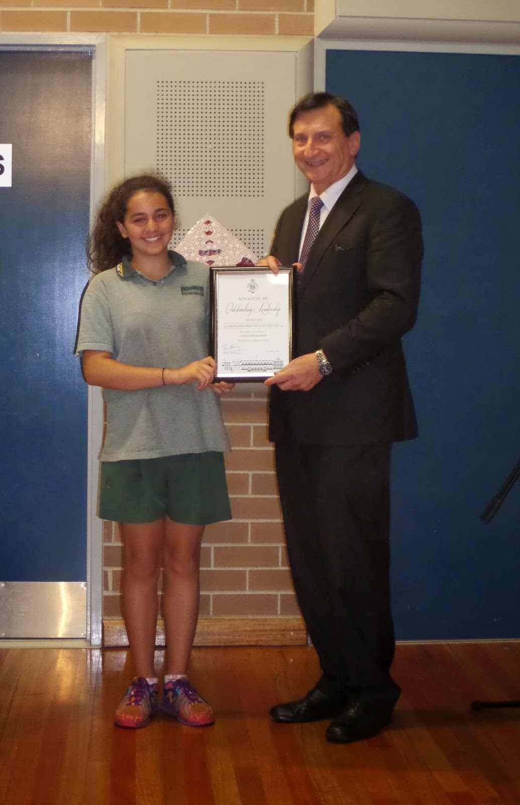 Ron Hoenig Member for Heffron: Outstanding Leadership Awards at Heffron ...