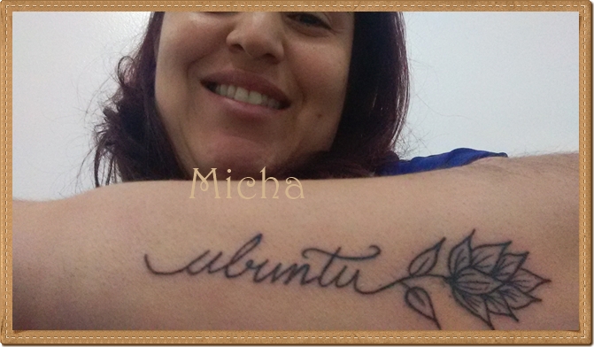 Carpe Diem: Tattoo: Ubuntu : sou porque somos